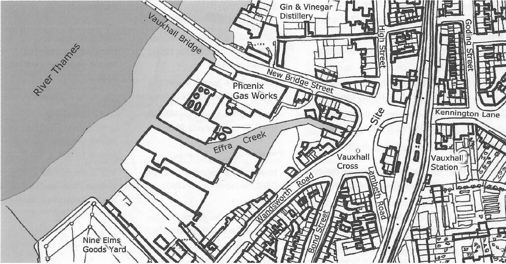 Vauxhall, Oval & Kennington - River Effra
